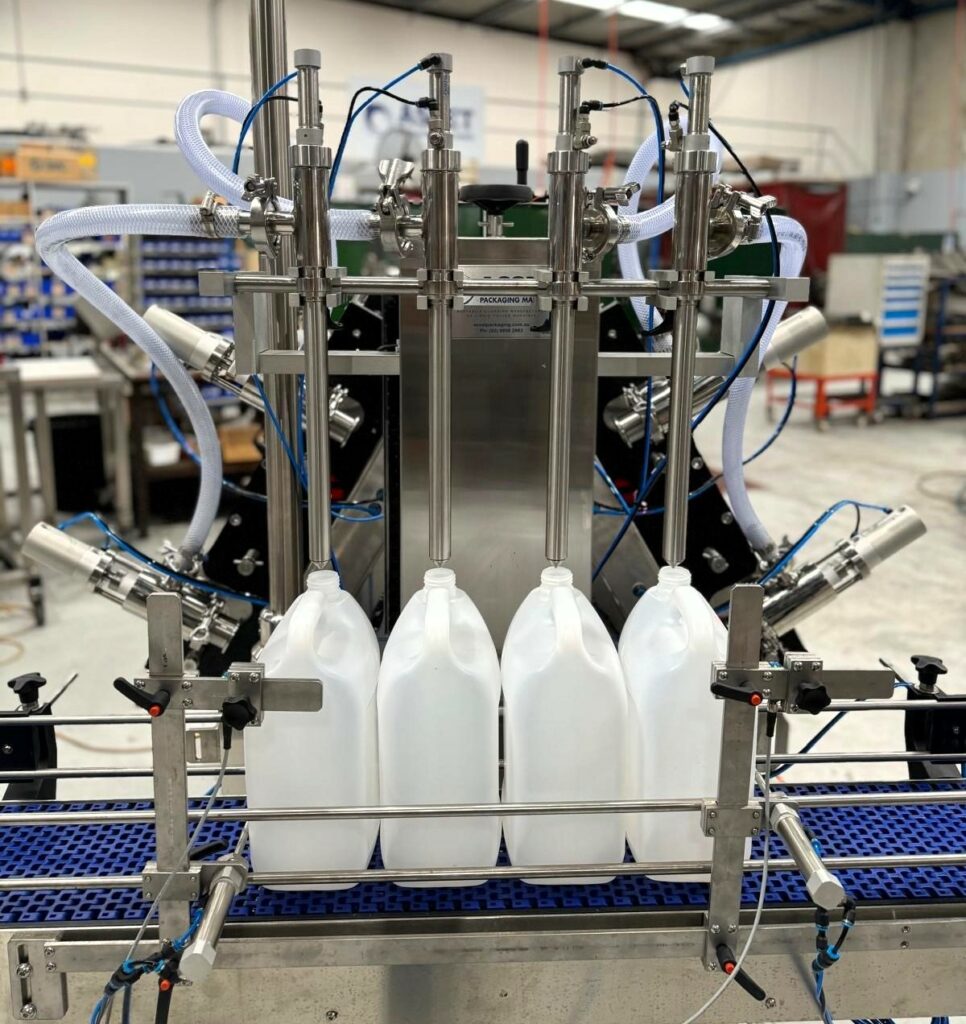 ASSET Quad Cylinder Industrial Liquid Filling Machine